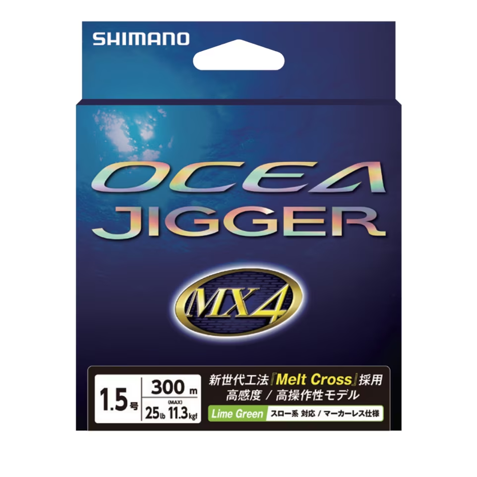 Shimano Ocea Jigger MX4 PE Saltwater Slow Jigging Fishing Line