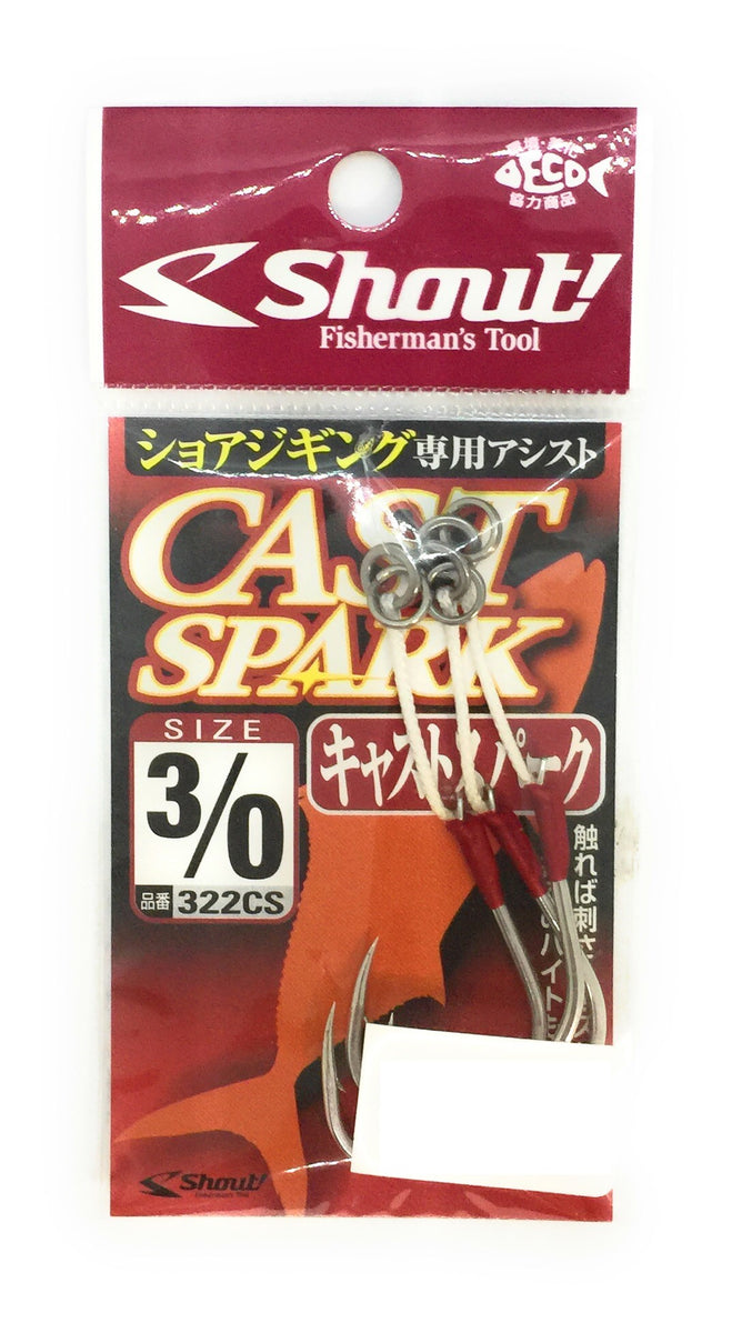 Shout! Cast Spark Jigging Assist Hook 322CS – GT FIGHT CLUB
